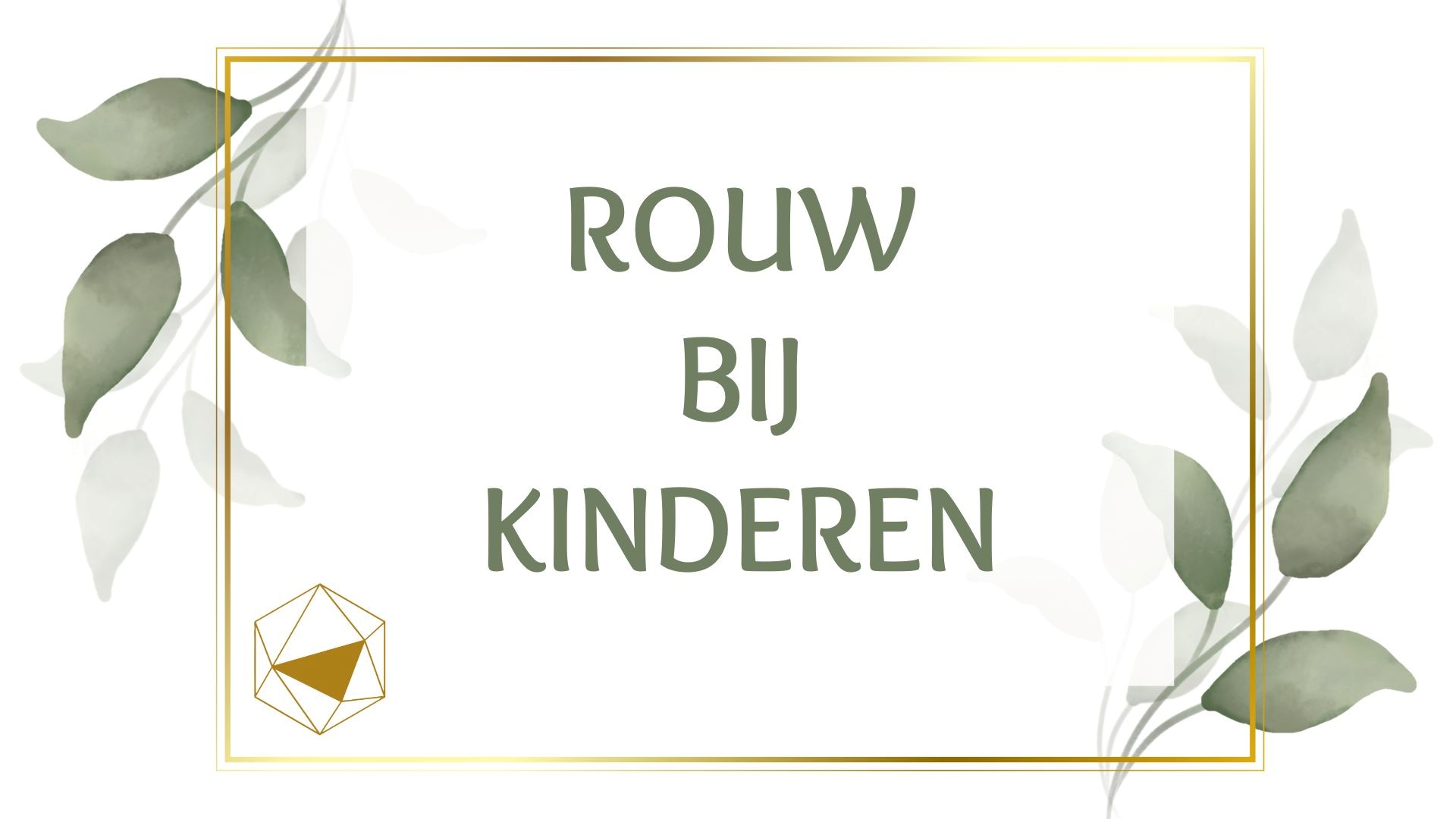 Rouw bij kinderen - Sprekend Sabine
